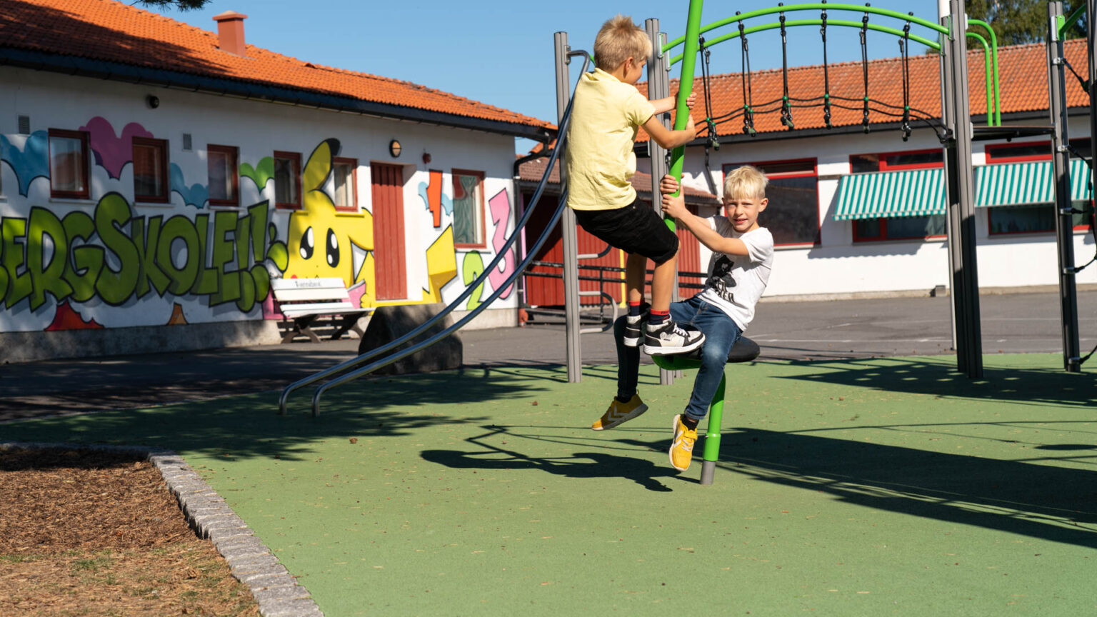Oppgradering av skolegård i Larvik